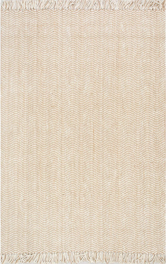 Natural Wavy Chevron Jute Area Rug – Joanna Home