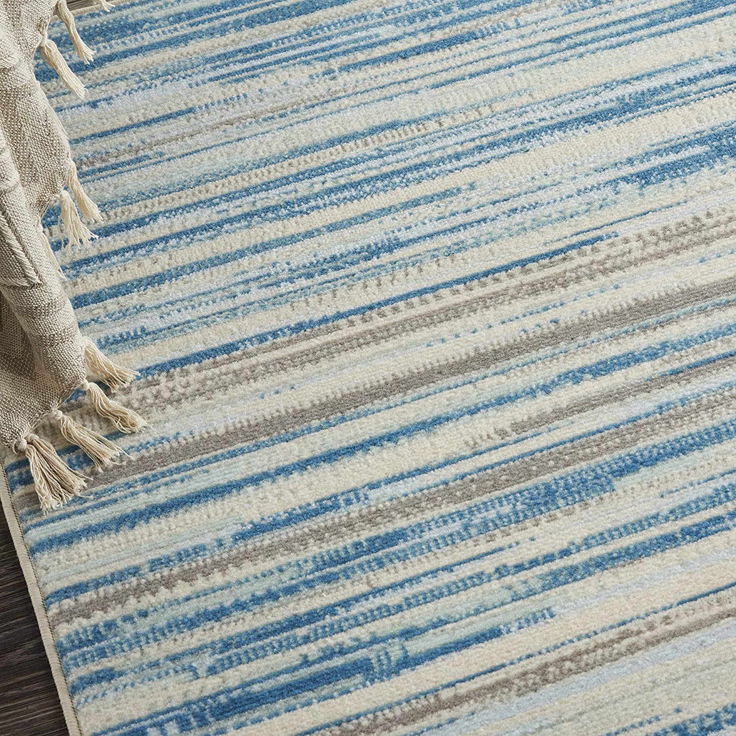 Modern Coastal Blue Area Rug – Joanna Home Decor