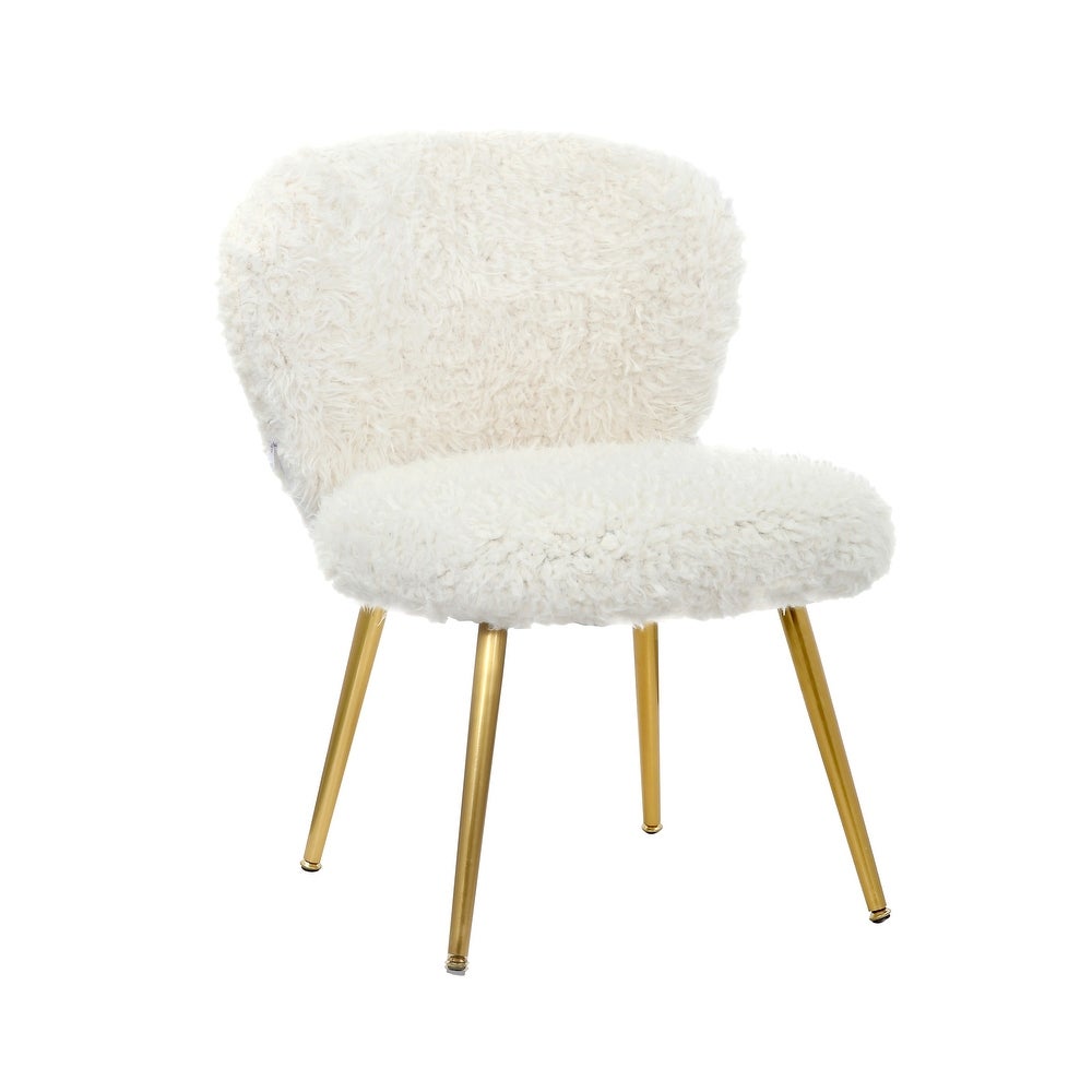 Porthos Home Hazel Dining Chairs, Plush Upholstery, Gold Metal Legs ...