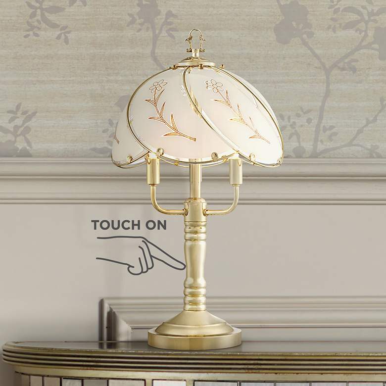 Flower Petal High 3-Light Touch On-Off Table Lamp – Joanna Home Decor