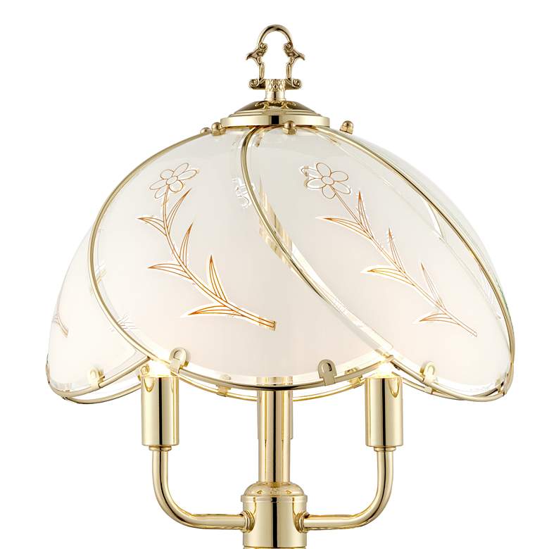 Flower Petal High 3-Light Touch On-Off Table Lamp – Joanna Home