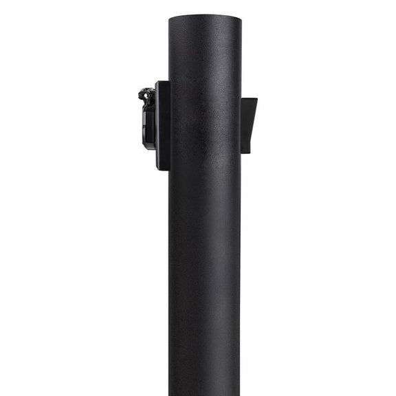 Black 84" High Outlet Dusk-to-Dawn Direct Burial Lamp Post – Joanna ...