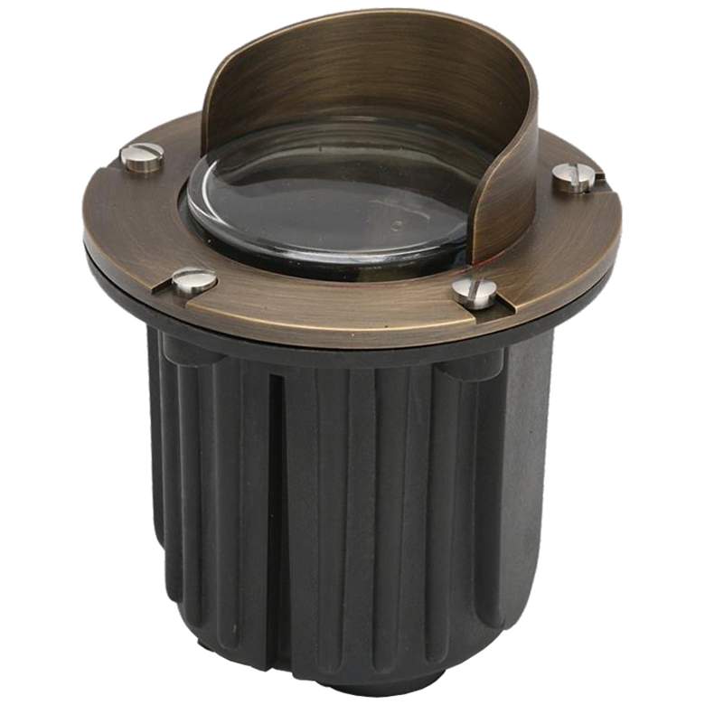 Donda Bronze Half Shield LED Landscape In-Ground Well Light – Joanna ...