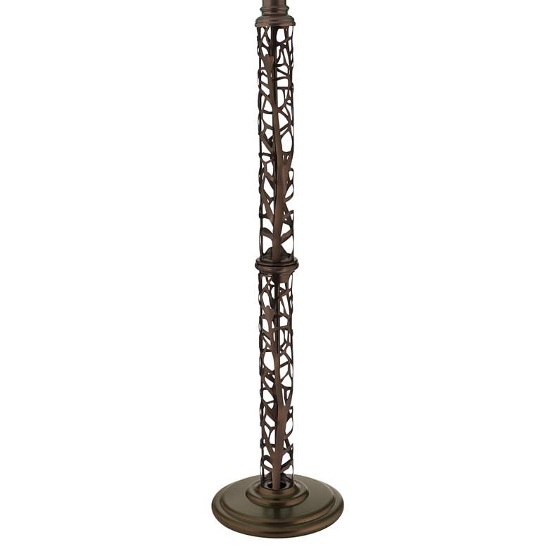 Stiffel Oxidized Bronze Metal Column Floor Lamp – Joanna Home Decor