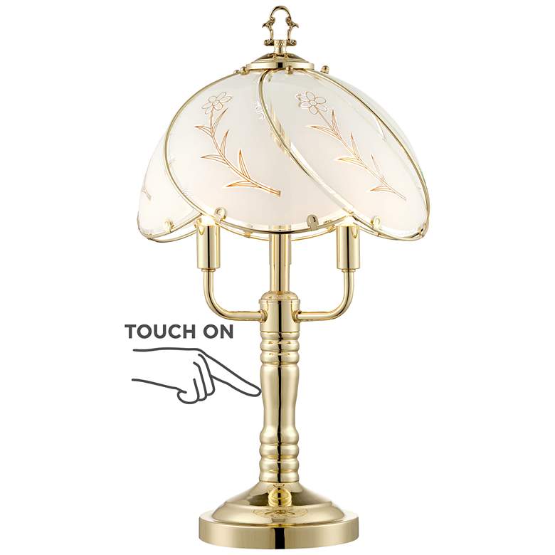 Flower Petal High 3-Light Touch On-Off Table Lamp – Joanna Home Decor