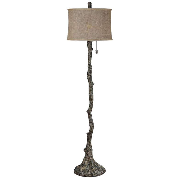Wesley Rustic Bark Tree Branch Floor Lamp – Joanna Home Decor
